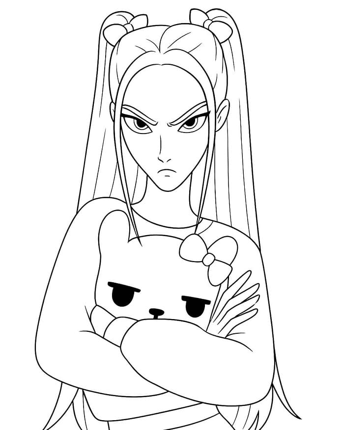 Mira színező. Ingyenes letöltés, nyomtatás vagy színezés online!