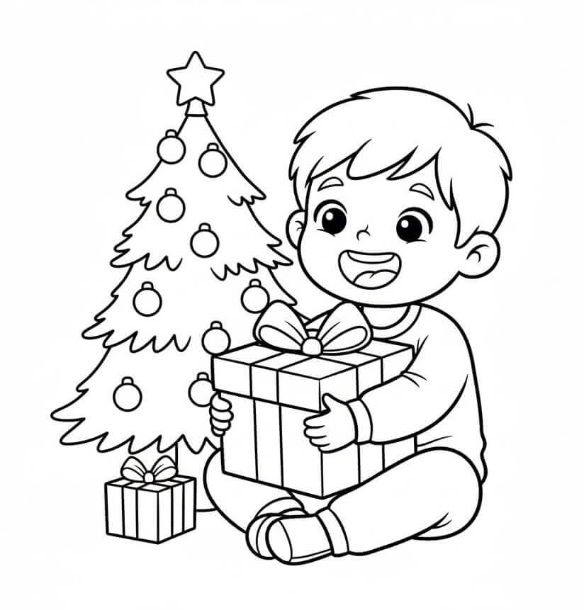 Karácsonyi Ajándékok Színezők | Nyomtatható Karácsonyi Ajándékok Kifestők